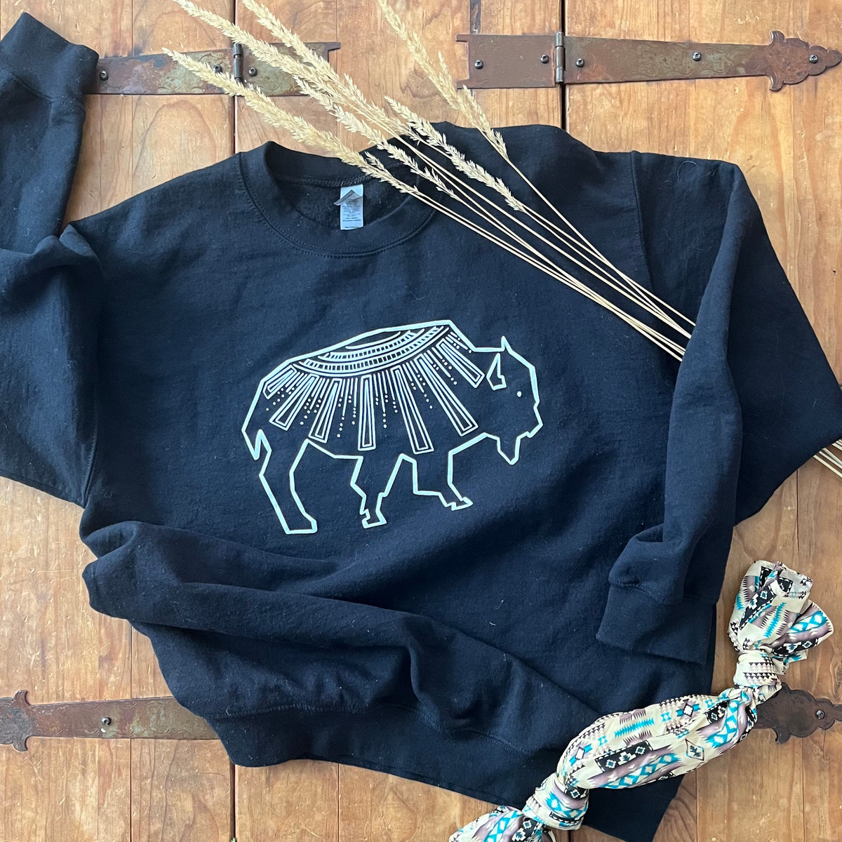 Bison Crew Neck – Bison Ridge Farms